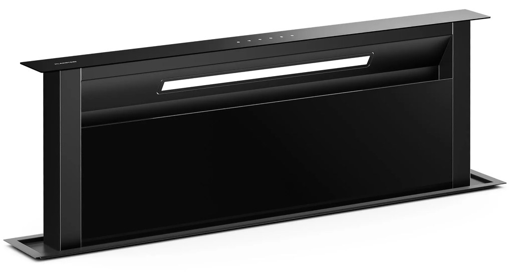 Klarstein Velaire Downdraft-System | Elegantní, minimalistický, výkonný | Energetická třída A++ | 906 m³/h | 90 cm