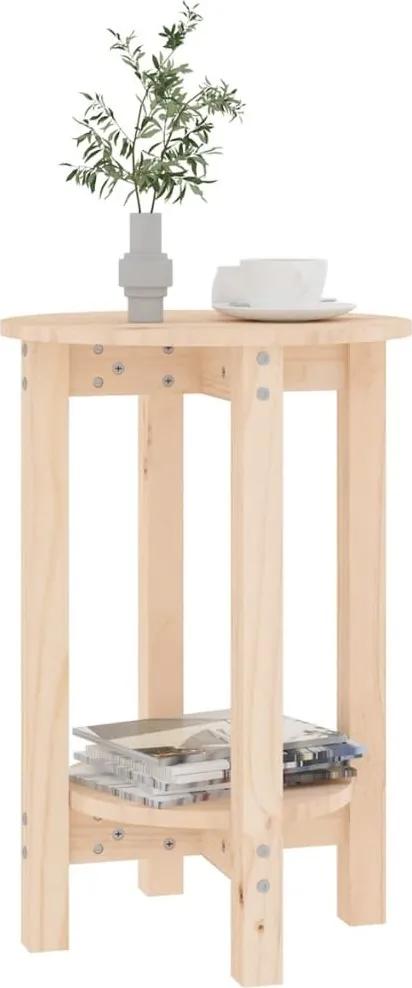 vidaXL Konferenční stolek Ø 40 x 60 cm masivní borové dřevo [822357] Barva: medová hnědá
