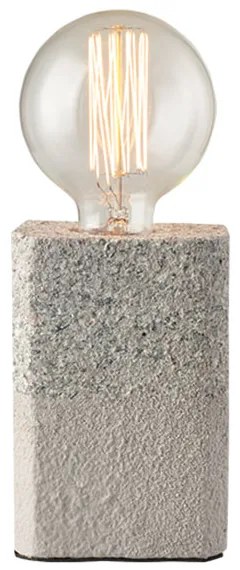 Stolní lampička | 10,5x6,5cm, jíl + šedý štěrk | Aca Lighting (V372021TGC)