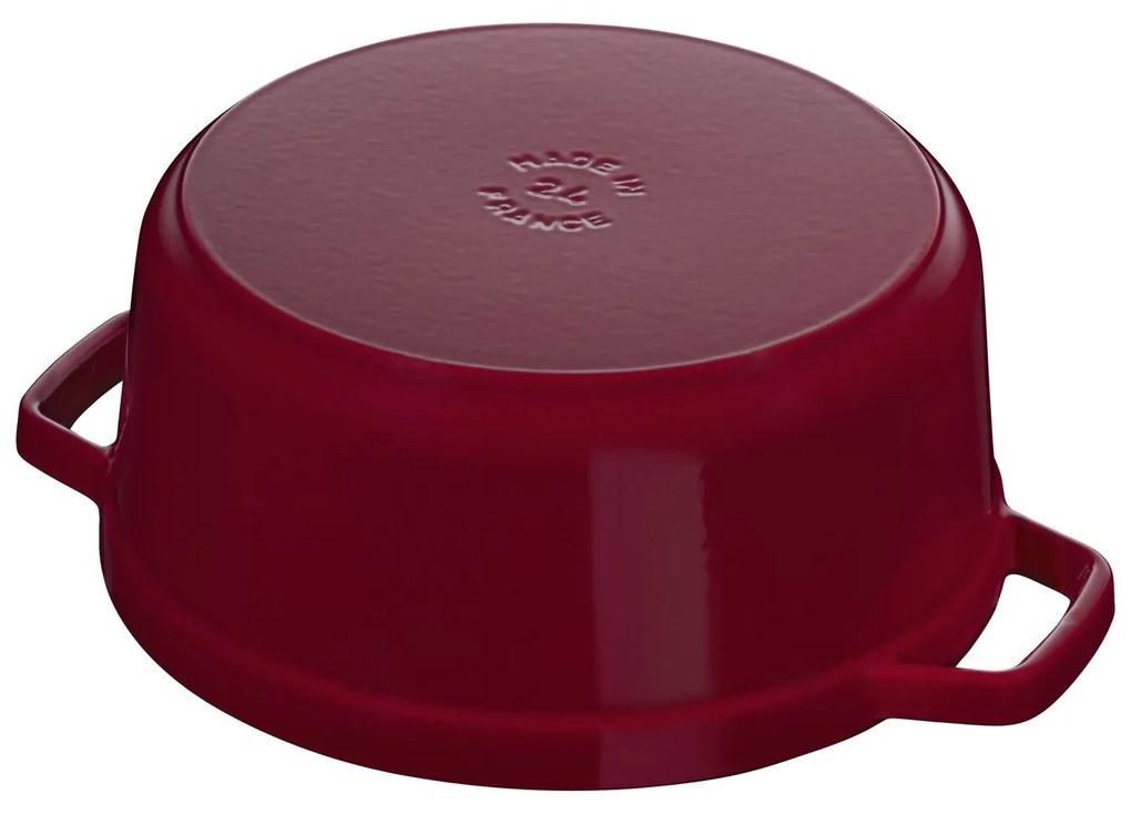 Staub Cocotte hrnec kulatý 24 cm/3,8 l bordeaux, 40502-294