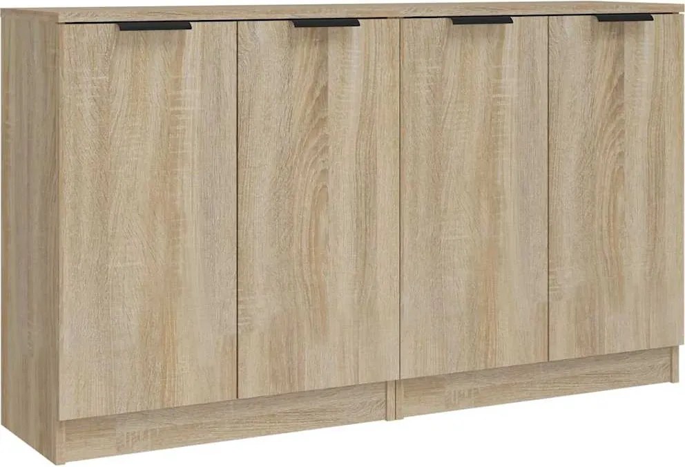 Příborníky 2 ks dub sonoma 60 x 30 x 70 cm kompozitní dřevo 3115774