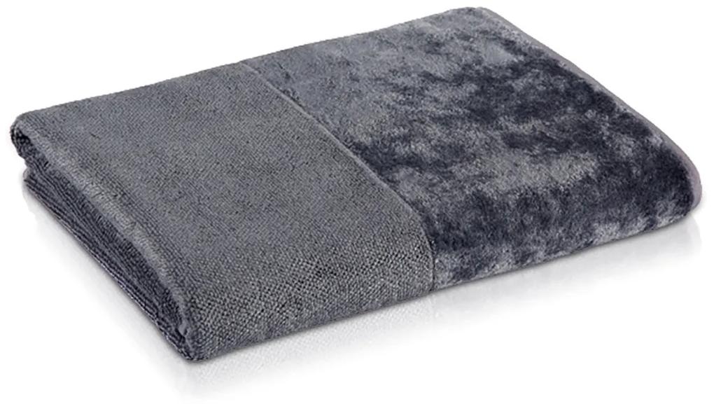 Bambusový ručník 30x30 cm tmavě šedý