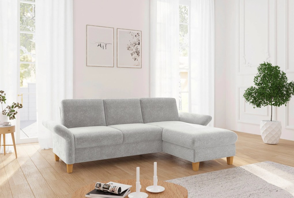 XXXLutz ROHOVÁ SEDAČKA, textil, světle šedá Sit & More - Sedací soupravy - 000144016119