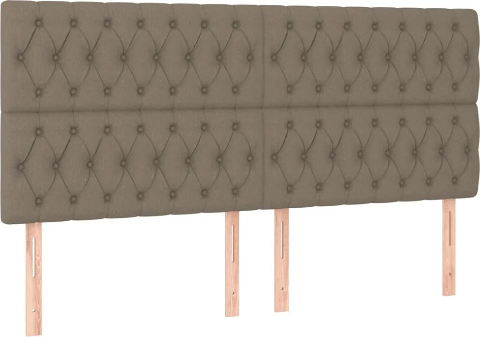 Box spring postel s matrací taupe 180x200 cm textil 3136857