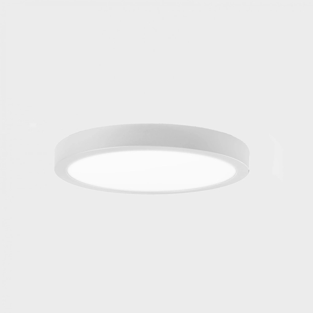 KOHL-Lighting Stropní LED svítidlo Disc slim ø 30 cm, bílé, 24W Teplota světla: Teplá bílá - 3000 K, Stmívání: Nestmívatelné - Integrovaný zdroj