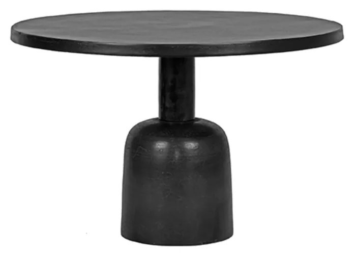 LABEL51 Černý kovový konferenční stolek Zumv