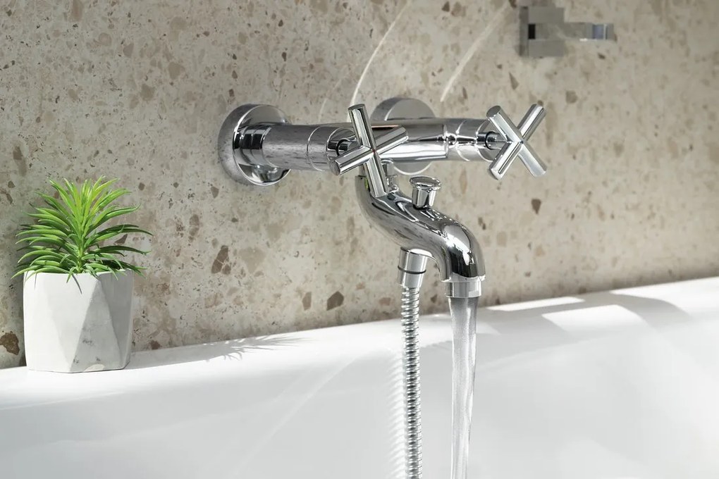 Sapho Axia 581 vanová baterie nástěnná 150 mm kohoutková