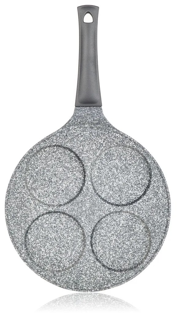 Banquet Pánev na 4 lívance s nepřilnavým povrchem Granite Grey, pr. 26 cm