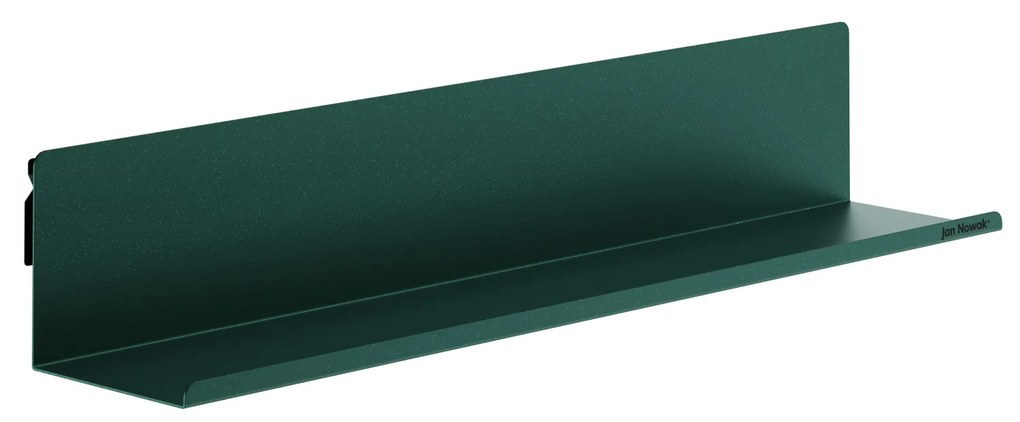 Police závěsná kovová lahvově zelená, 700 mm: JOANNE Modern