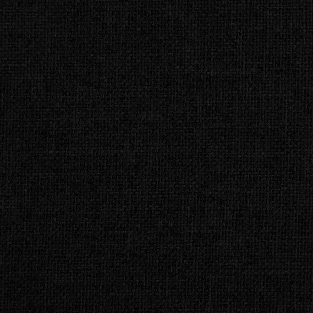 Dětská pohovka černá 70 x 45 x 30 cm textil