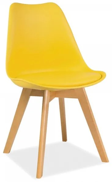 Jídelní židle Kris / žlutá