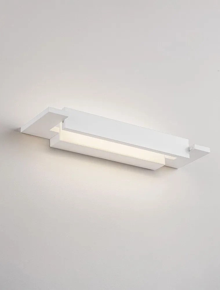 Matně bílé hliníkové LED nástěnné svítidlo Livo – Nova Luce