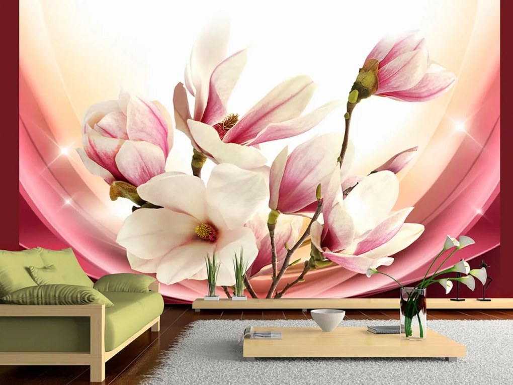 Fototapeta - Proměny magnolie II. (150x105 cm) - Murando DeLuxe