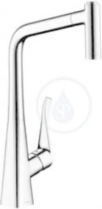 Hansgrohe Metris New - Páková kuchyňská baterie 320 s vytahovací sprškou, chrom, 14820000