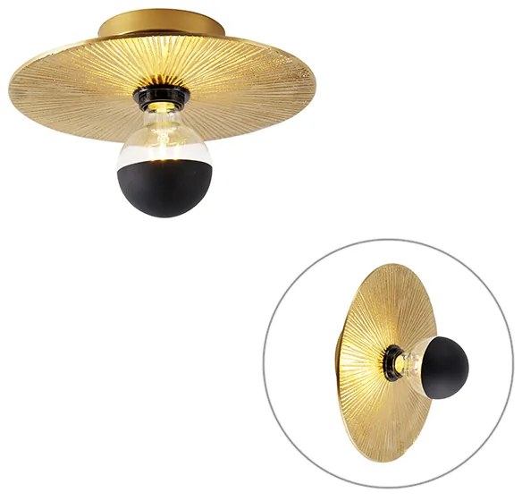 Orientální stropní lampa zlatá - Konge