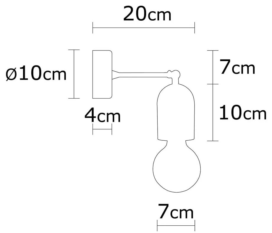 Nástěnné svítidlo v přírodní barvě Datca – Opviq lights