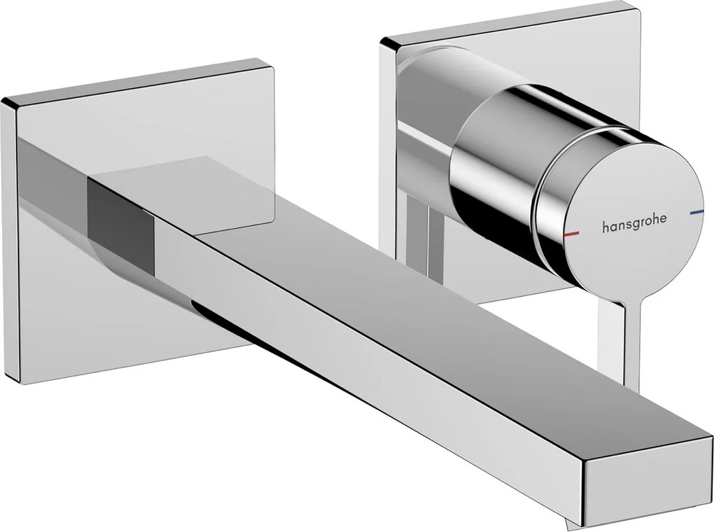 Hansgrohe Tecturis E, páková umyvadlová baterie EcoSmart+ pod omítku s výtokem 225 mm, chromová, HAN-73051000