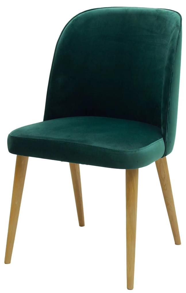 Bradop Židle celočalouněná LEA dubová Z222 | Látka: 516 - ARTEMIS-516,Provedení: P - Přírodní