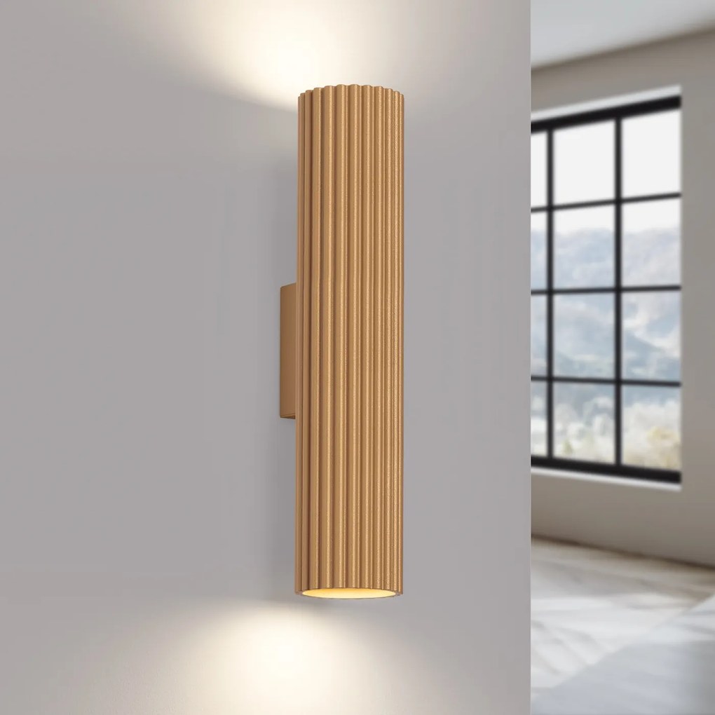 Sollux Lighting Nástěnné svítidlo KARBON 30 zlaté