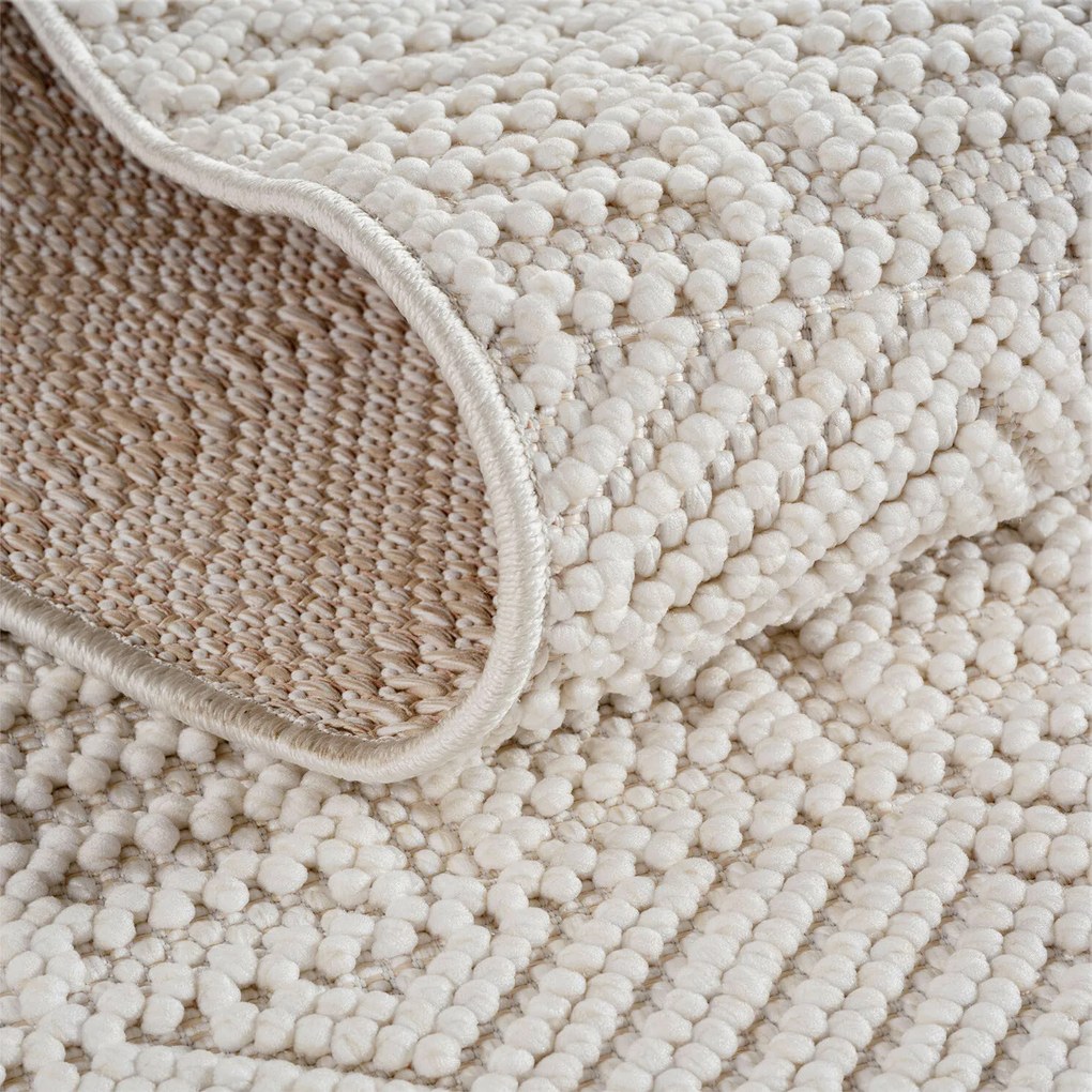 Ayyildiz, Kusový koberec Helix 2202 cream, 80x150, béžová, chodba / předsíň