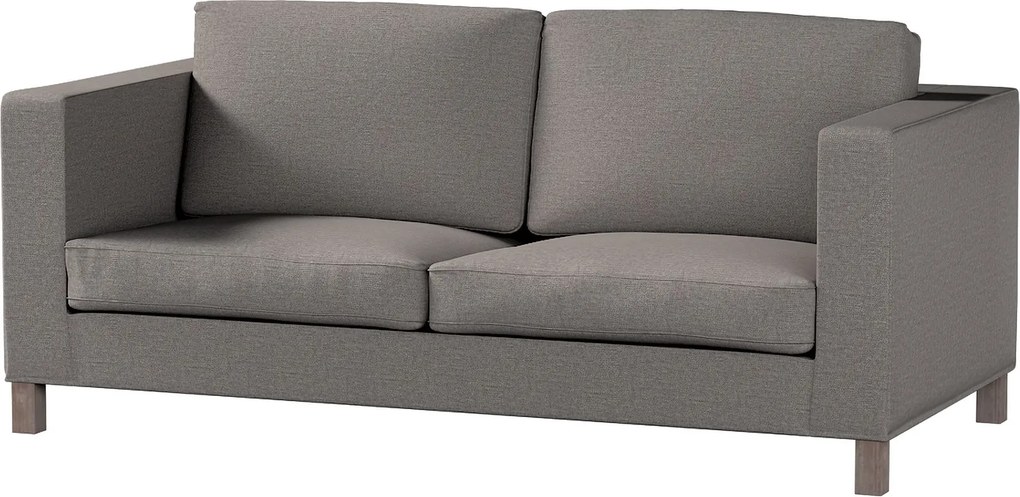 Potah na pohovku IKEA Karlanda rozkládací, krátký barva šedá látka pletený vzor