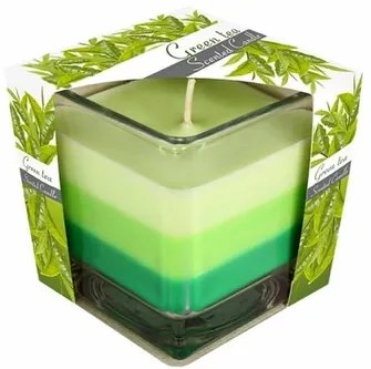 Svíčka ve skle Duha Zelený čaj, 170 g