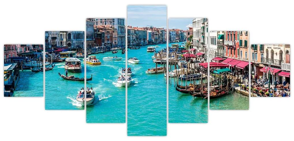 Obraz - Canal Grande, Benátky, Itálie (210x100 cm)