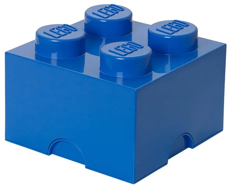 Modrý úložný box čtverec LEGO® Biano.cz