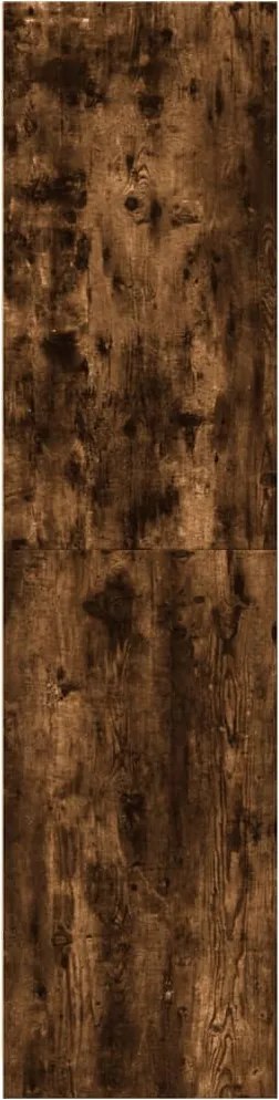 Šatní skříň kouřový dub 30 x 50 x 200 cm kompozitní dřevo 3307778