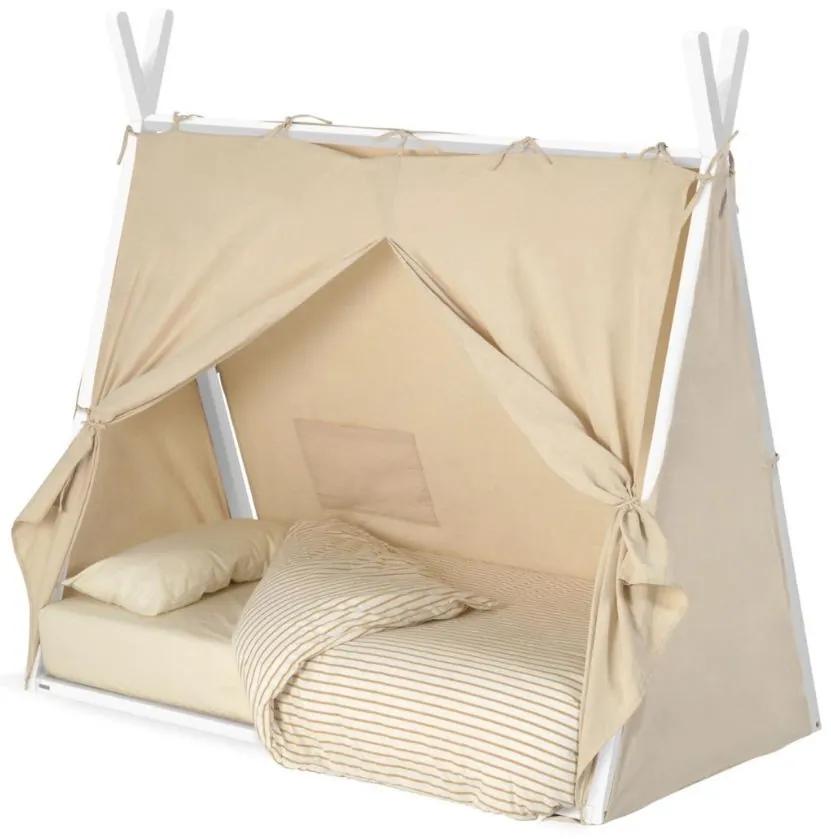 OnaDnes -20% Bílá buková dětská postel Kave Home Maralis 70 x 140 cm