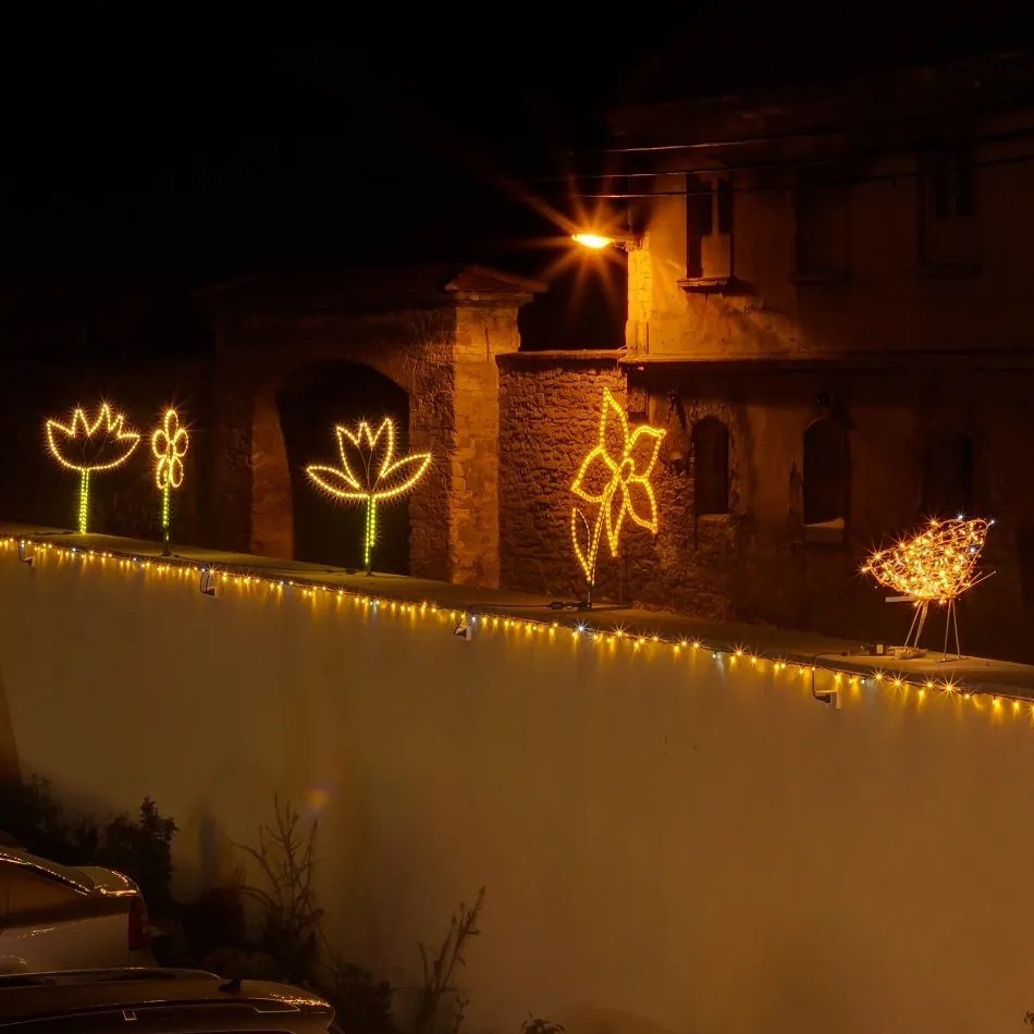 Easy Fix světelná LED hadice venkovní, 50 m, zelená, 1500 diod, čirý kabel, IP44, cívka