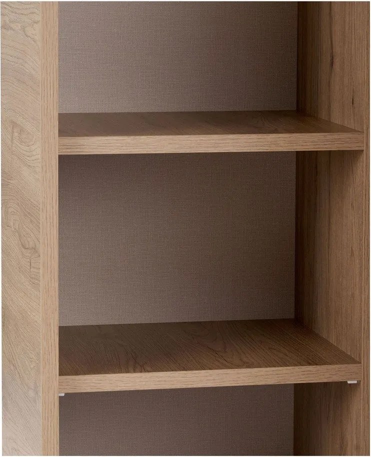 Skříňka v dekoru dubu ve světle přírodní barvě 70x110x34 cm Torina – Nordure