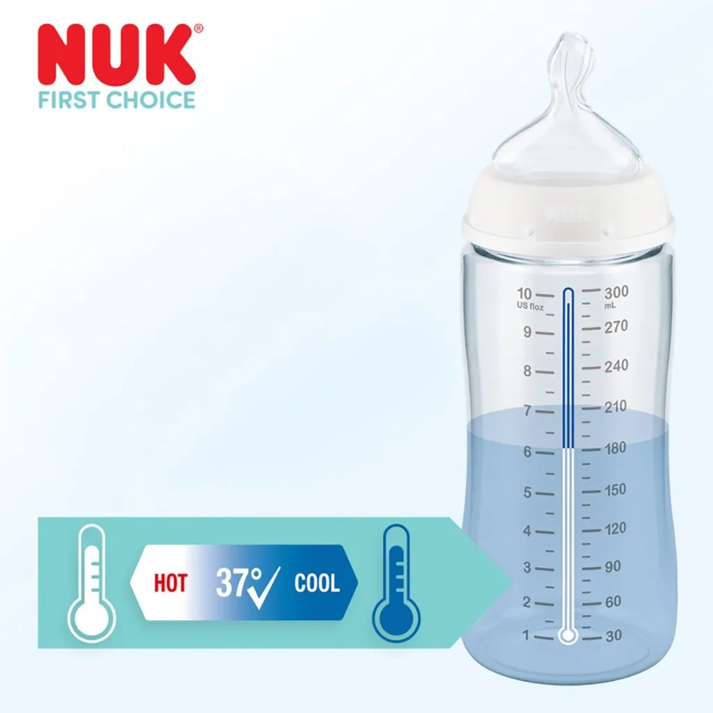 Kojenecká láhev NUK First Choice Temperature Control 300 ml Whale