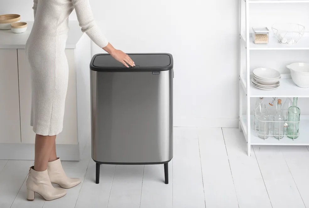 Brabantia BO Touch Bin 60L HI matná ocel otiskuvzdorná