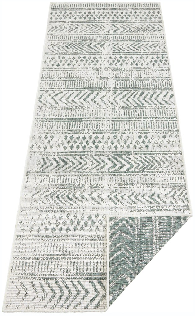 NORTHRUGS - Hanse Home koberce Kusový koberec Twin Supreme 103861 Biri Green/Cream – na ven i na doma - 120x170 cm