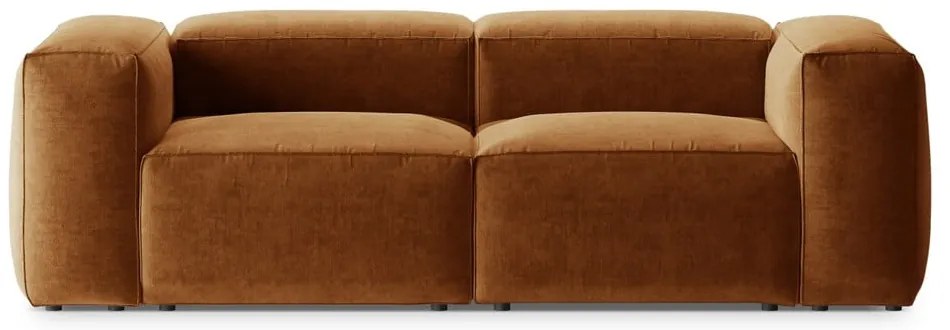 Pohovka v cihlové barvě 224 cm Bergano – Cosmopolitan Design