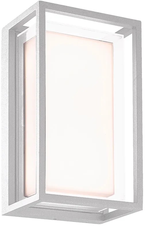 Mantra 7063 Chamonix, stropní/nástěnné venkovní svítidlo, 9W LED 3000K, bílá, 23,8x13,8cm, IP65