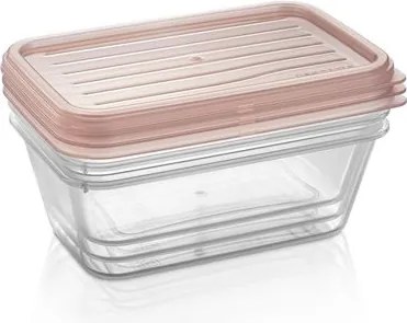 TESCOMA Dózy s víkem 4FOOD 0,7 l, 3 ks