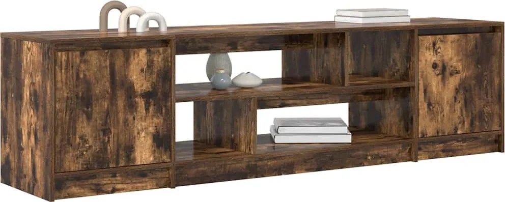 TV skříňka kouřový dub 188,5x41x50 cm kompozitní dřevo 3328421