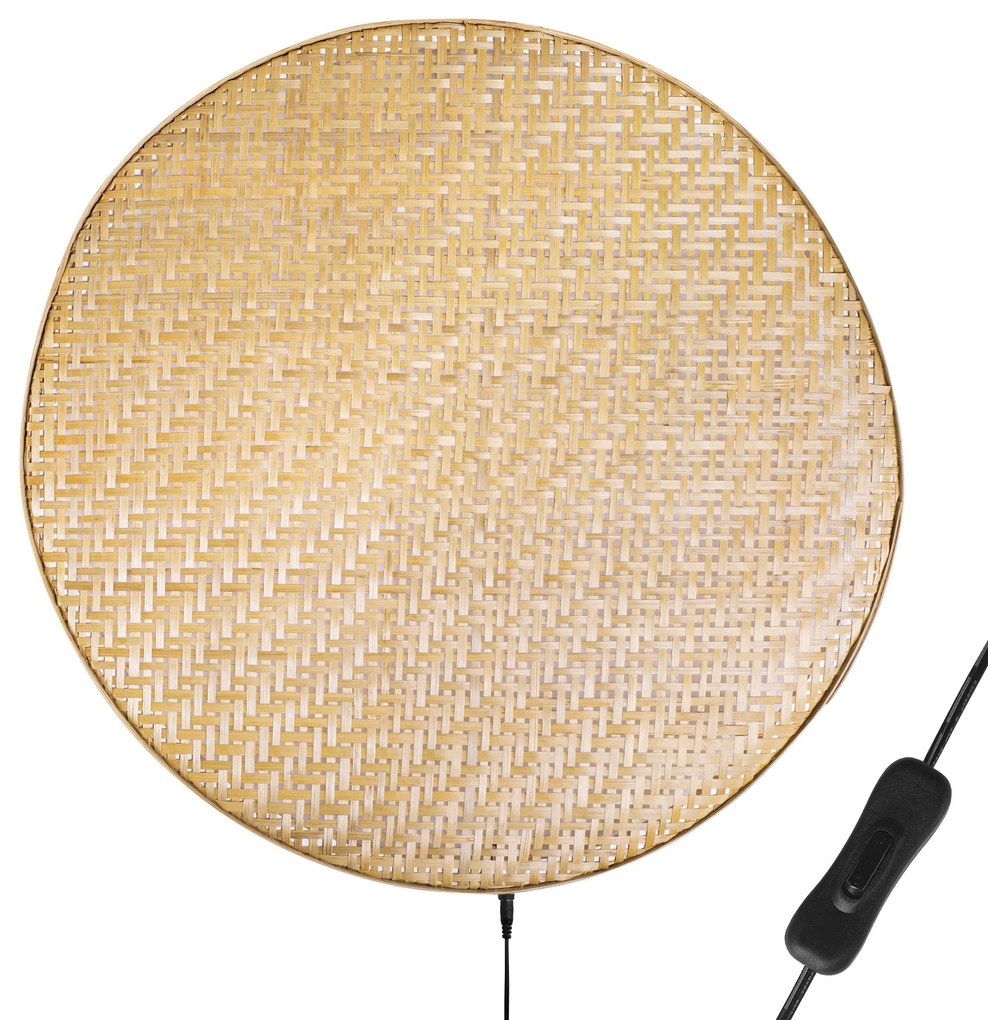 Toolight Toolight, LED nástěnné svítidlo APP1408-W, přírodní hnědá, OSW-08639