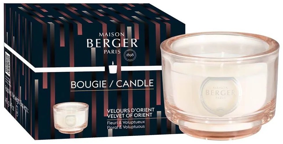 Maison Berger Paris Svíčka Variation s vůní Samet z Orientu, 140 g, nude 7808