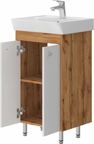Lavedo Trinity Wotan Oak 45 koupelnová skříňka s umyvadlem