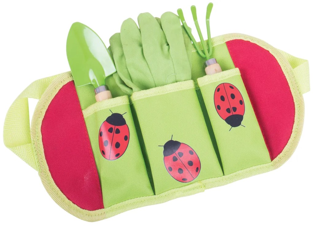 Bigjigs Toys Zahradní nářadí Beruška