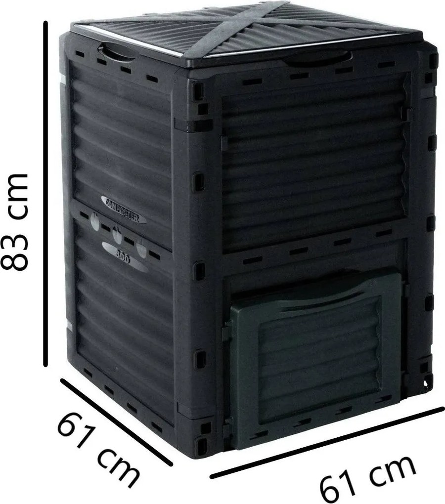 Zahradní kompostér, uzavřený- 300 l