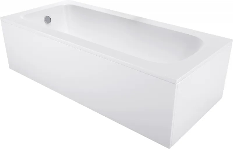 Mexen Vega obdélníková vana 180 x 90 cm s krytem, bílá - 55011809000X