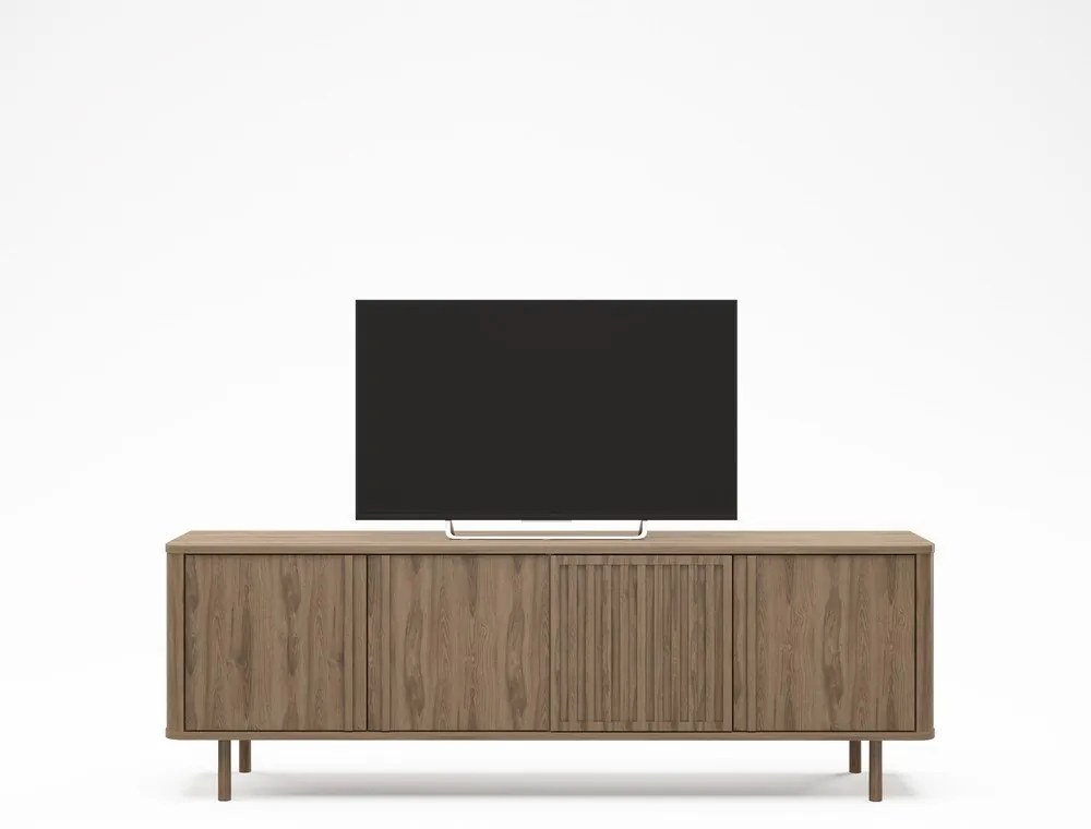 TV stolek v dekoru dubu v přírodní barvě 180x60,5x35 cm Salma – Marckeric