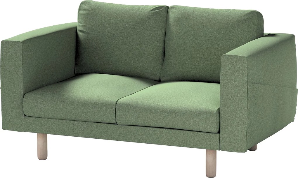 Potah na pohovku IKEA Norsborg 2-místná barva zelená látka pletený vzor