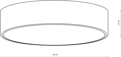 Brilagi - Stropní svítidlo CLARE 3xE27/40W/230V pr. 40 cm hnědá