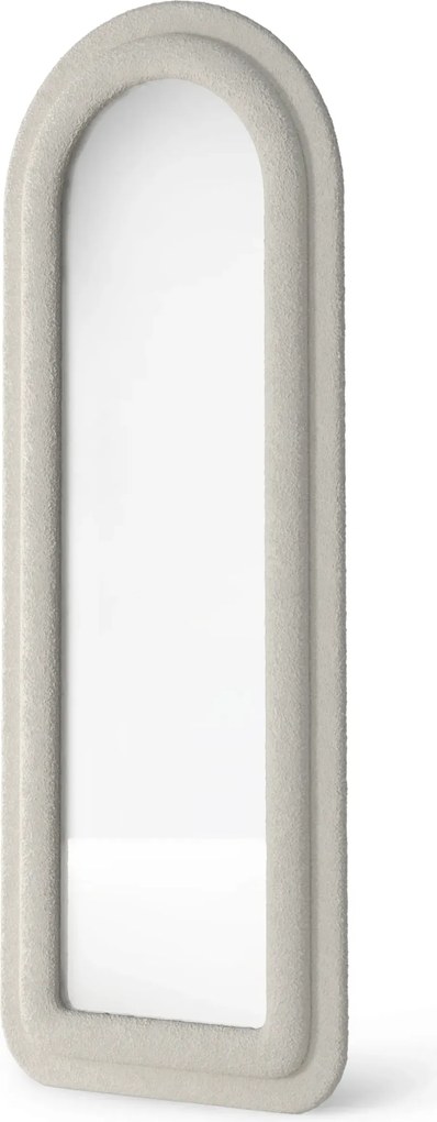 Nástěnné zrcadlo Riflesso 60x160 cm bouclé bílé