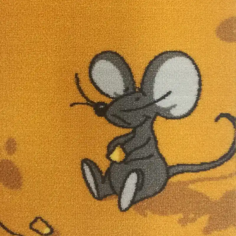 Dětský koberec Myšky 6166 oranžový Šíře role: 4 m | BIANO